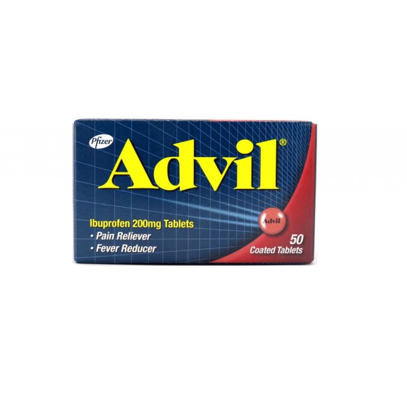 ADVIL 200 MG 50 TABLETS | Rosh Medical Company