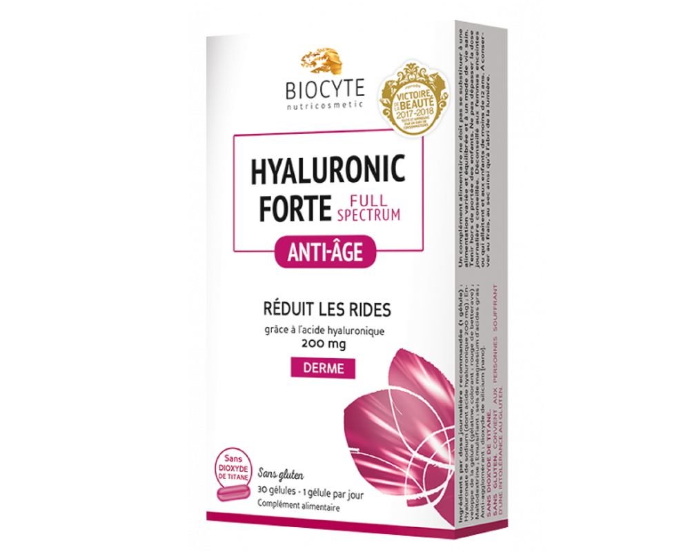 BIOCYTE HYALURONIC FORTE 200 MG 30 TABLETS | Rosh Medical Company