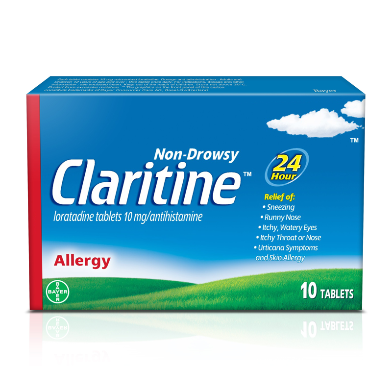 CLARITINE 10 MG 10 TABLETS | Rosh Medical Company