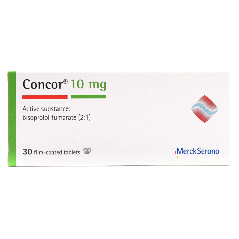 CONCOR 10 MG 30 TABLETS | Rosh Medical Company