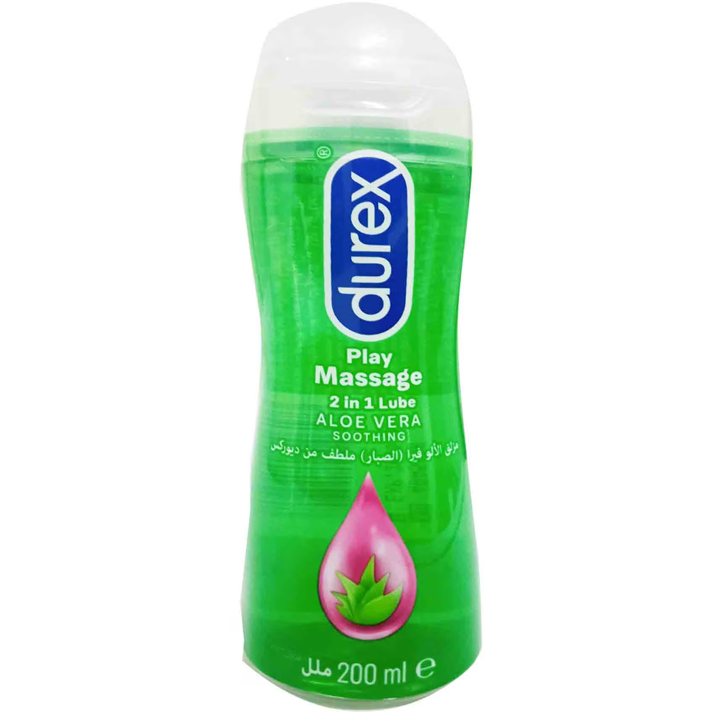 DUREX PLAY MASSAGE 2 IN 1 LUBE ALOE VERA 200 ML | Rosh Pharmacy