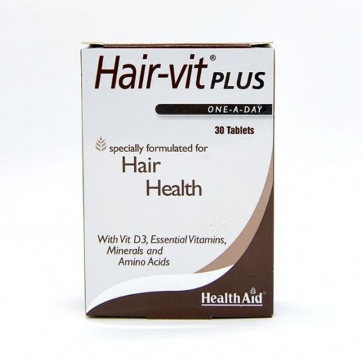 HAIR VIT PLUS 30 TABLETS | Rosh Medical Company