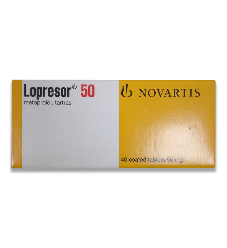 LOPRESOR 50 MG 40 TABLETS | Rosh Medical Company