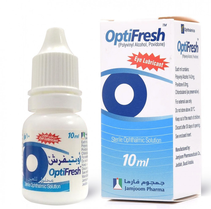 OPTIFRESH EYE DROPS 10 ML | Rosh Medical Company