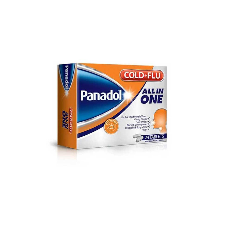 PANADOL ALL IN ONE 24 TABLETS | Rosh Medical Company