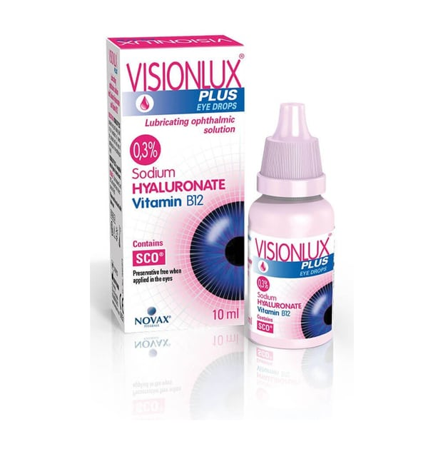VISIONLUX PLUS EYE DROPS 10 ML | Rosh Medical Company