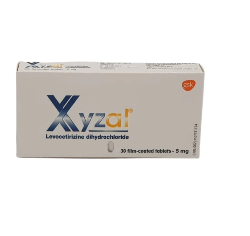 XYZAL 5 MG 30 TABLETS | Rosh Medical Company