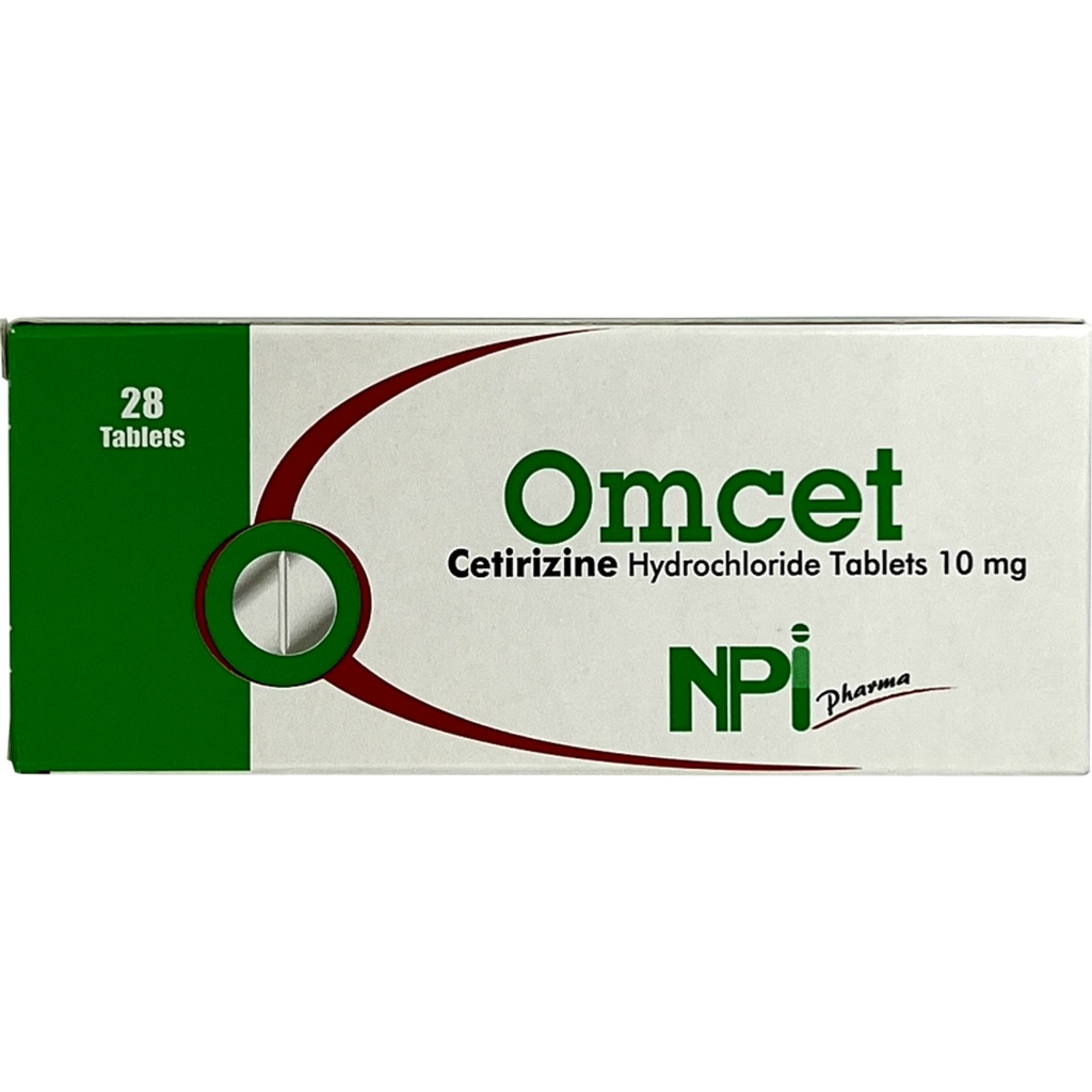 OMCET 10 MG 28 TABLETS | Rosh Medical Company