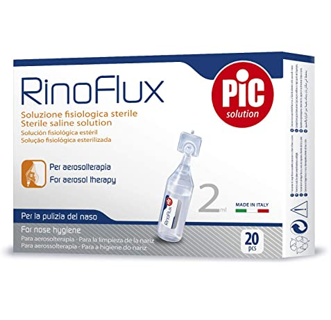 PIC RINOFLUX SALINE SOLUTION 2 ML 20 PCS | Rosh Medical Company