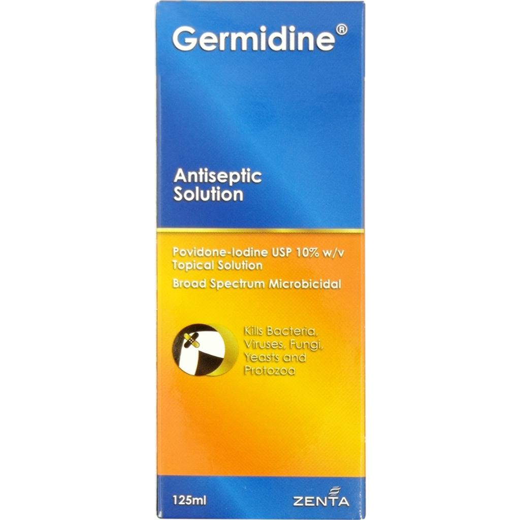 GERMIDINE ANTISEPTIC SOLUTION 125ML | Rosh Medical Company